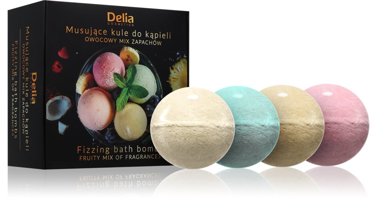 Delia Cosmetics Fizzing Bath Bombs Fruity Mix | Brza dostava | notino.hr