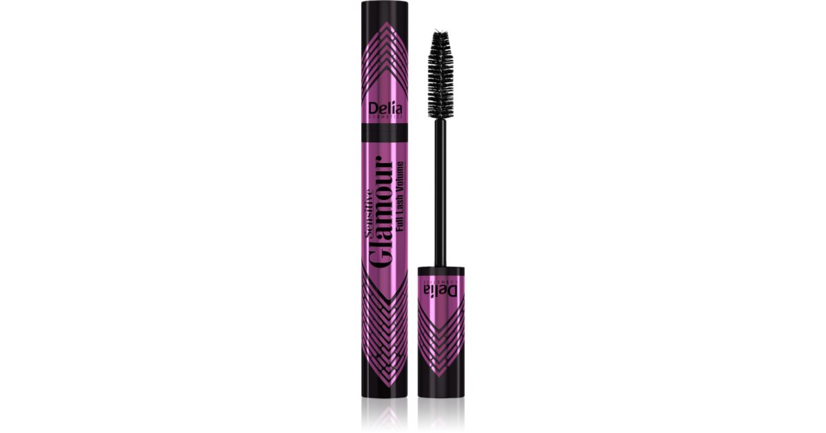 Delia Cosmetics Glamour mascara volumateur et allongeant pour yeux ...