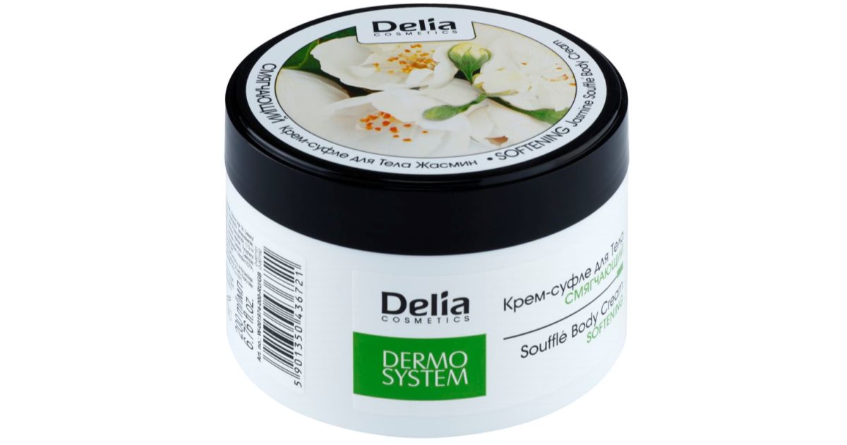 Delia Cosmetics Dermo System crème corporelle adoucissante arôme jasmin ...