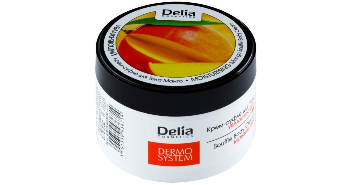 Delia Cosmetics Dermo System хидратиращ крем за тяло с аромат на манго ...