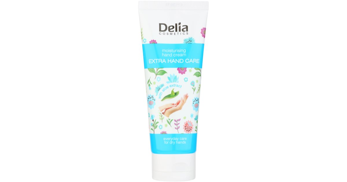 Delia Cosmetics Extra Hand Care crème hydratante mains à l'aloe vera ...