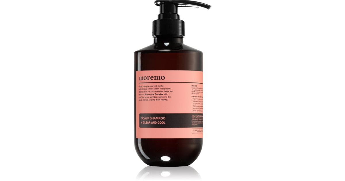moremo Scalp Shampoo Clear And Cool Deep Cleanse Clarifying Shampoo for ...