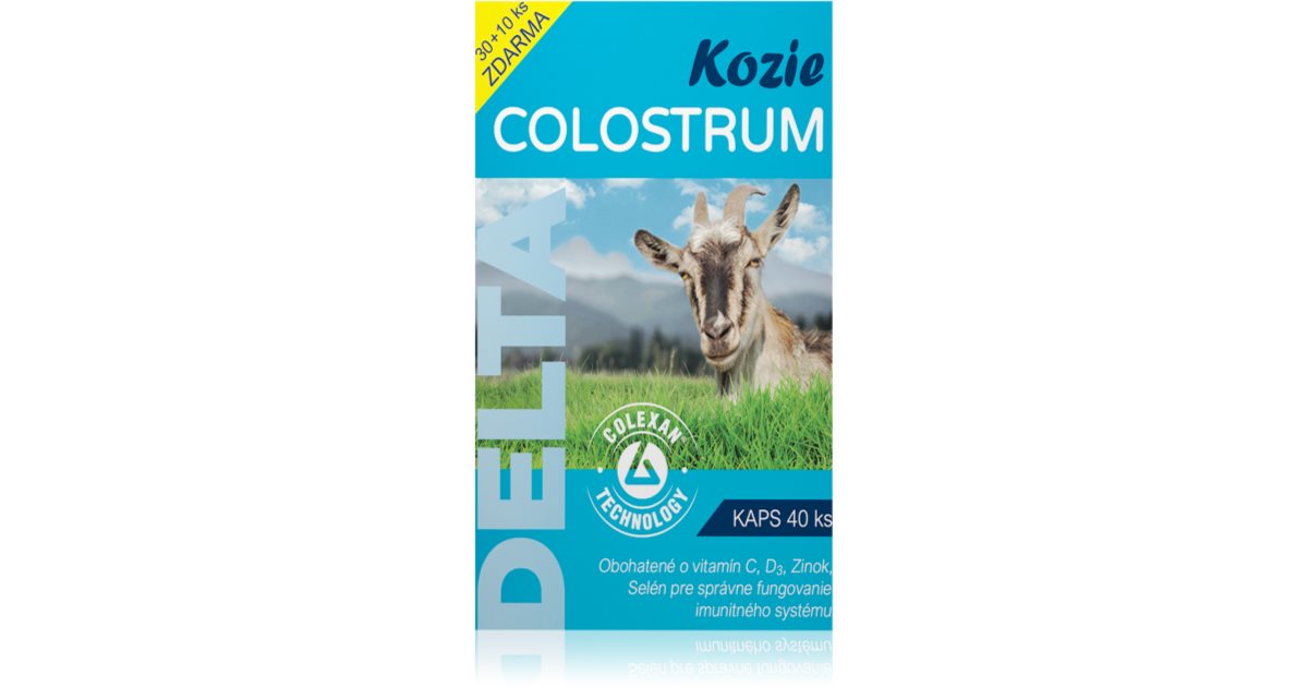 Delta Medical Delta Colostrum® Kozie kapsuly na podporu imunitného ...