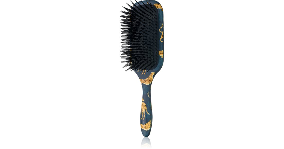 Denman D90L Tangle Tamer Ultra Deluxe Leopard Flache Bürste