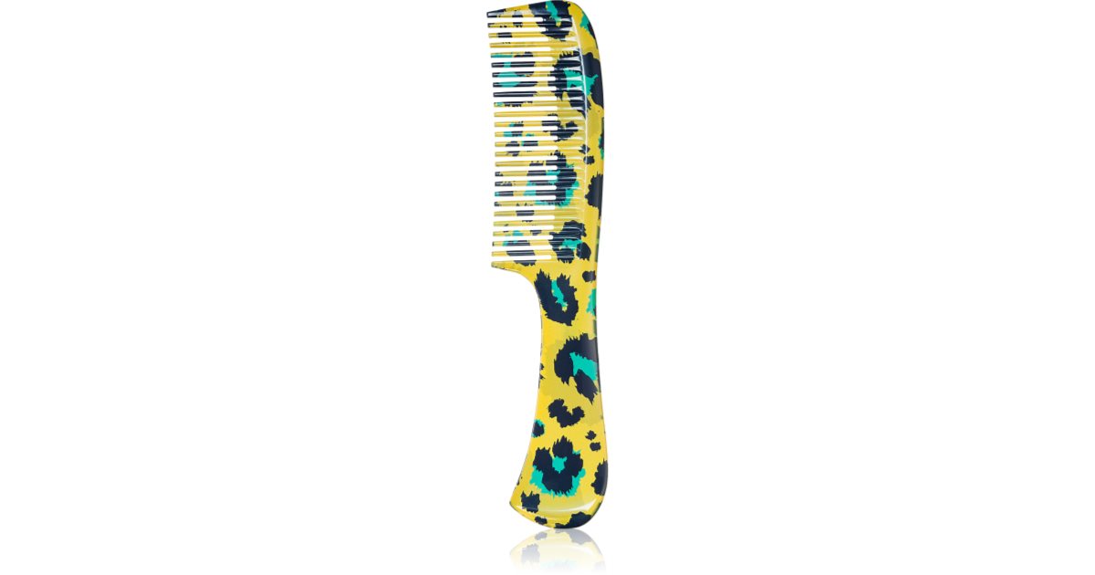 Denman DPC6 Deluxe Yellow Leopard peigne | notino.fr