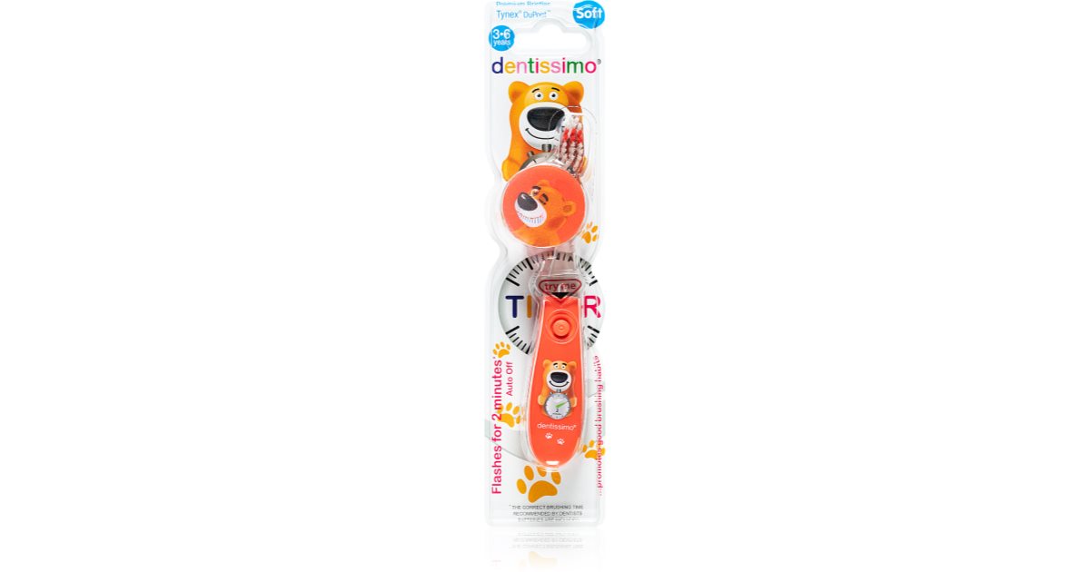 Dentissimo Toothbrushes Kids toothbrush for kids with a flashing timer ...