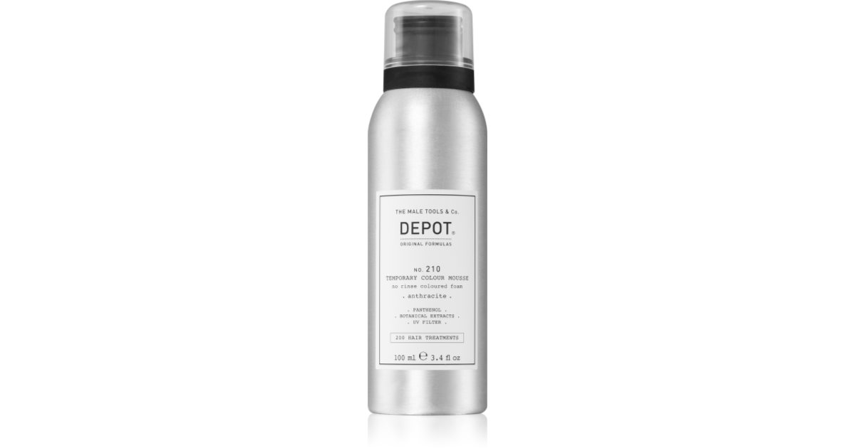 Depot No. 210 Temporary Colour Mousse styling colour mousse for hair ...