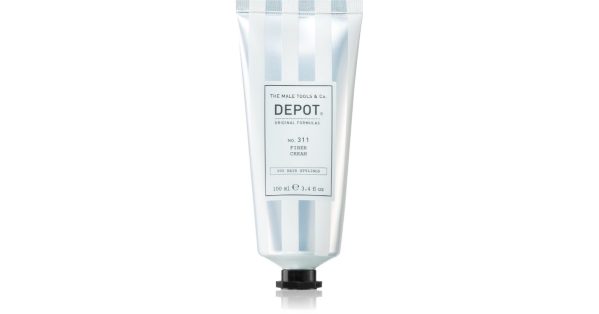 Depot No. 311 Fiber Cream styling cream with medium hold and natural ...