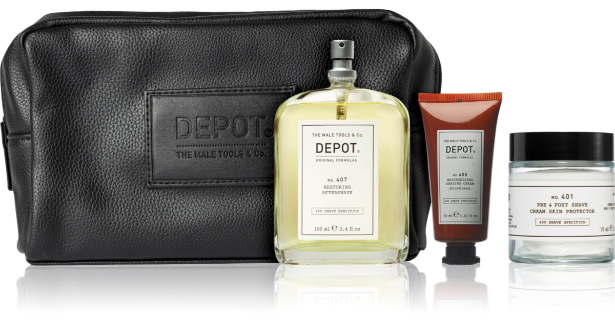 DEPOT COSMETICS SETS Specific Shave Treatment Set gift set for men ...