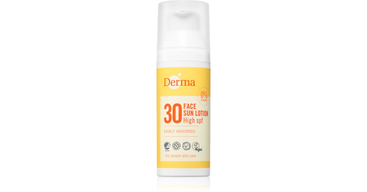 Derma Sun Lotion facial sunscreen lotion SPF 30 | notino.co.uk