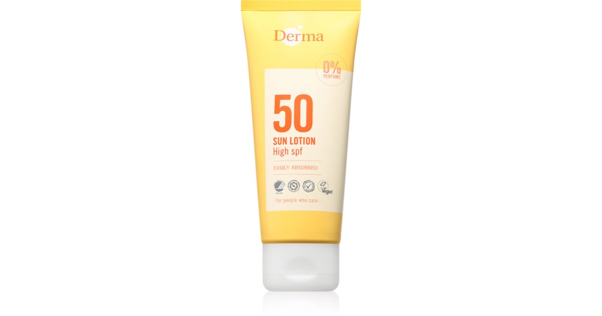 Derma Sun Lotion sunscreen lotion SPF 50 | notino.co.uk