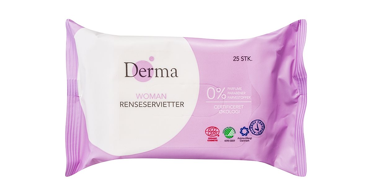 Derma Woman Wet Cleansing Wipes | notino.co.uk