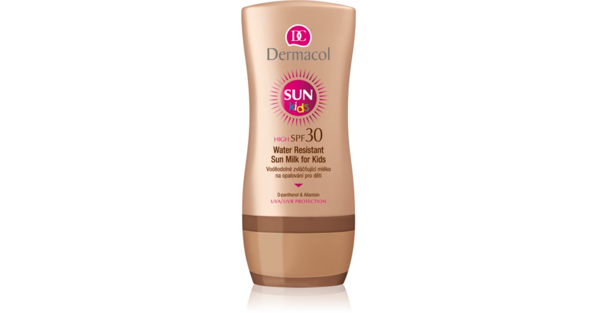 Dermacol Sun Water Resistant loção à prova de água para proteção solar ...