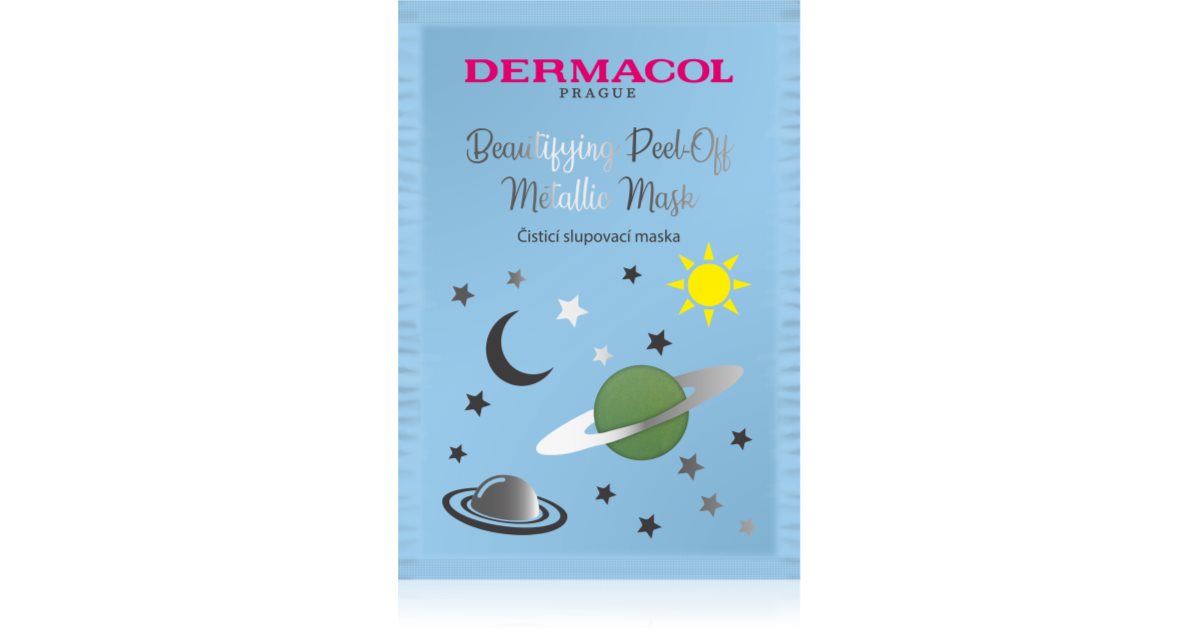 Dermacol Beautifying Peel-Off Metallic Mask Peel-Off Mask for deep ...
