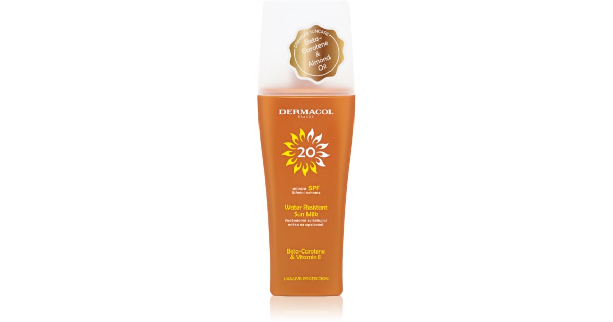 Dermacol Sun Water Resistant lait solaire waterproof moyenne protection ...