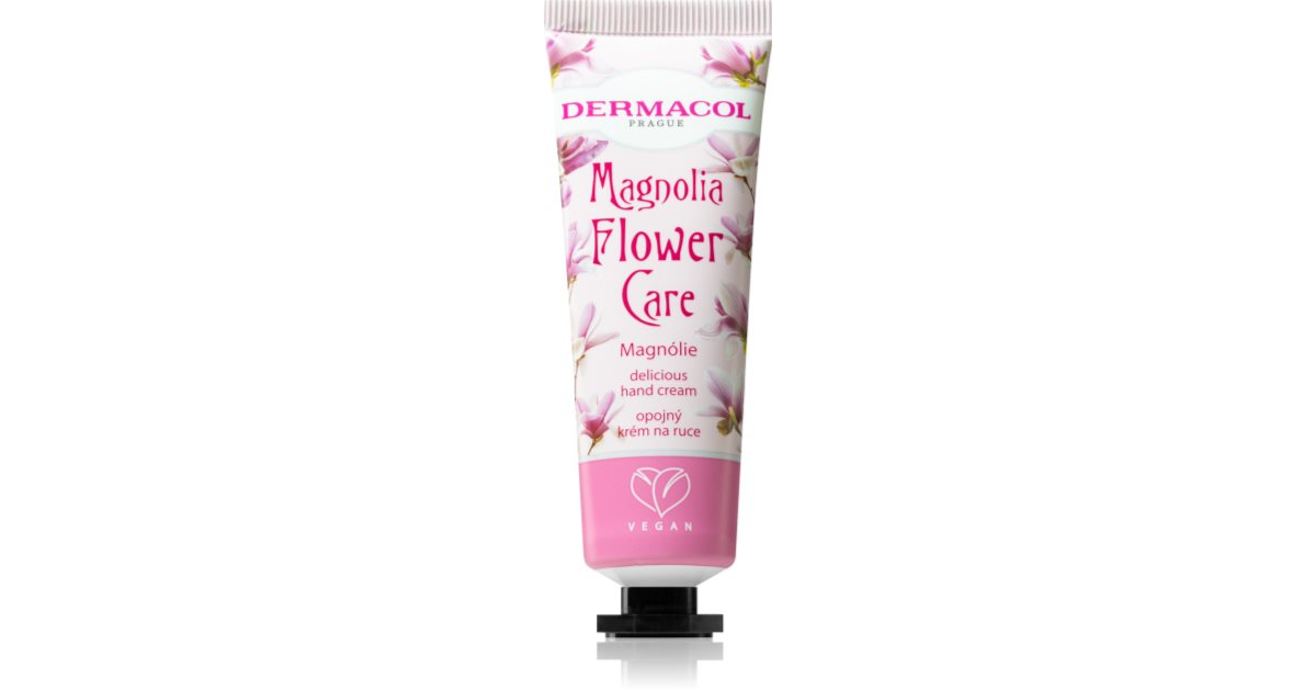 Dermacol Flower Care Magnolia nourishing hand cream with floral ...