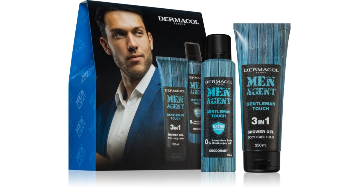 Dermacol Men Agent Gentleman Touch gift set (for the body) for men ...