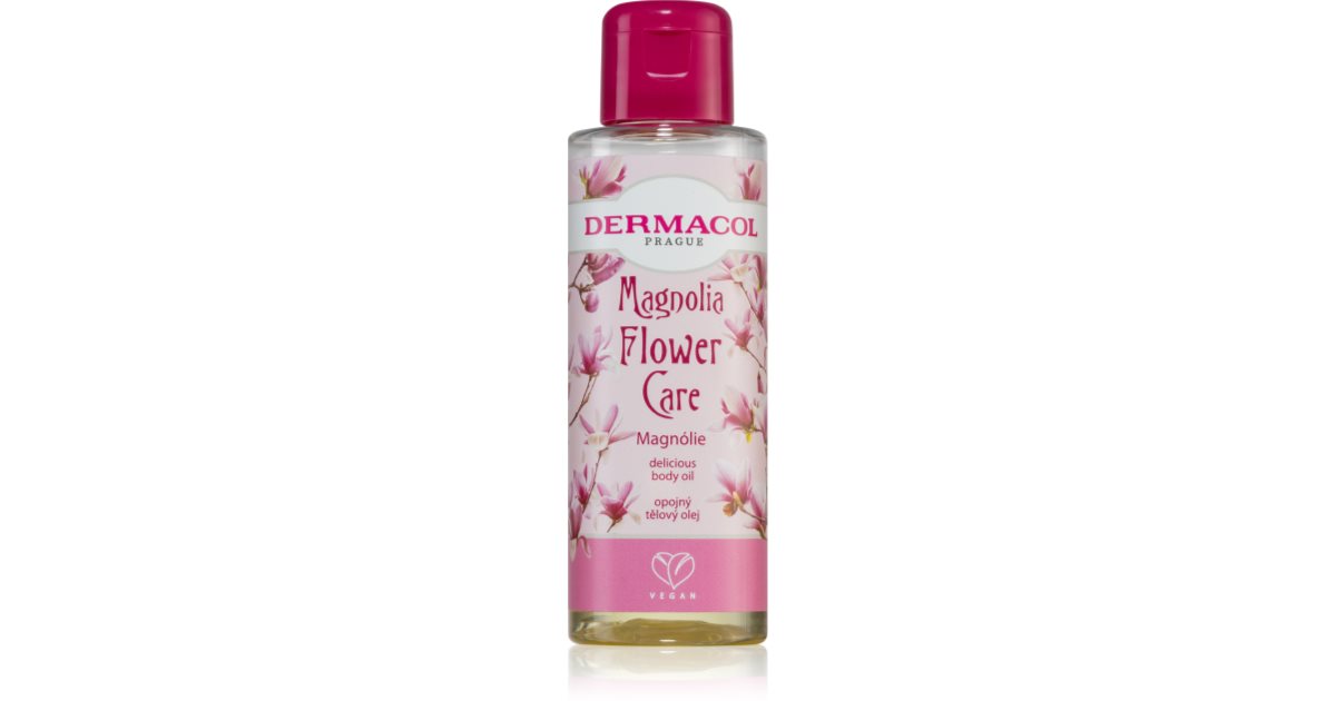 Dermacol Flower Care Magnolia huile pour le corps relaxante arôme ...