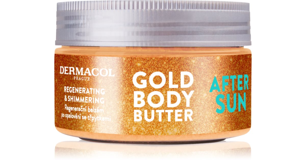 Dermacol After Sun crema corpo rigenerante con glitter | notino.it
