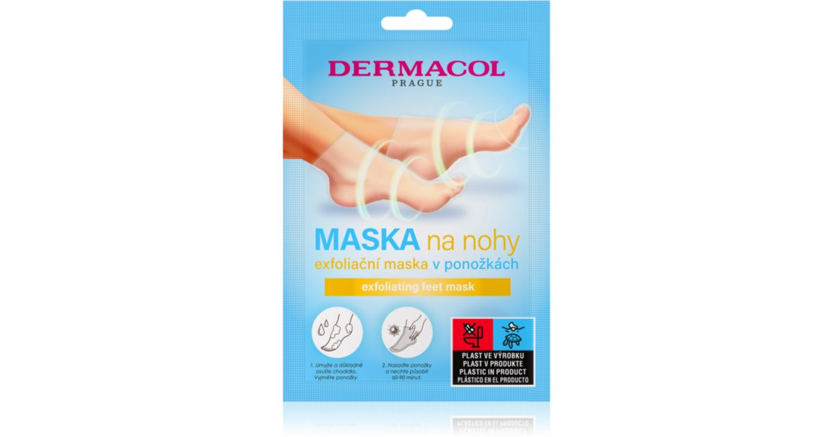 Dermacol Feet Mask exfoliating and moisturising foot mask for softer ...