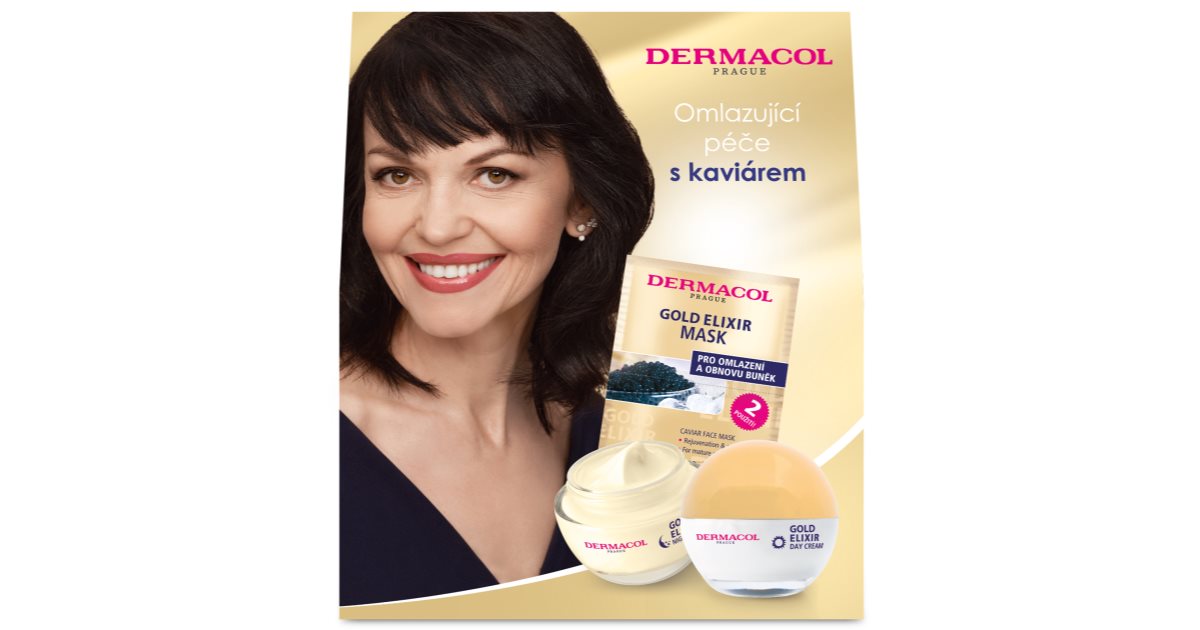Dermacol Gold Elixir Gift Set for mature skin | notino.ie