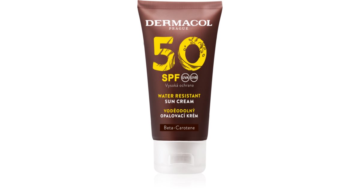 Dermacol Sun Water Resistant crema abbronzante waterproof viso SPF 50 ...