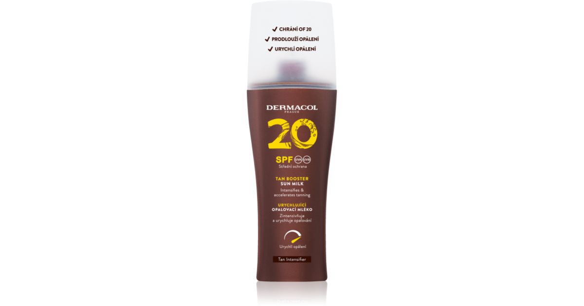 Dermacol Sun Tan Booster Protective Accelerating Sun Lotion SPF 20 ...