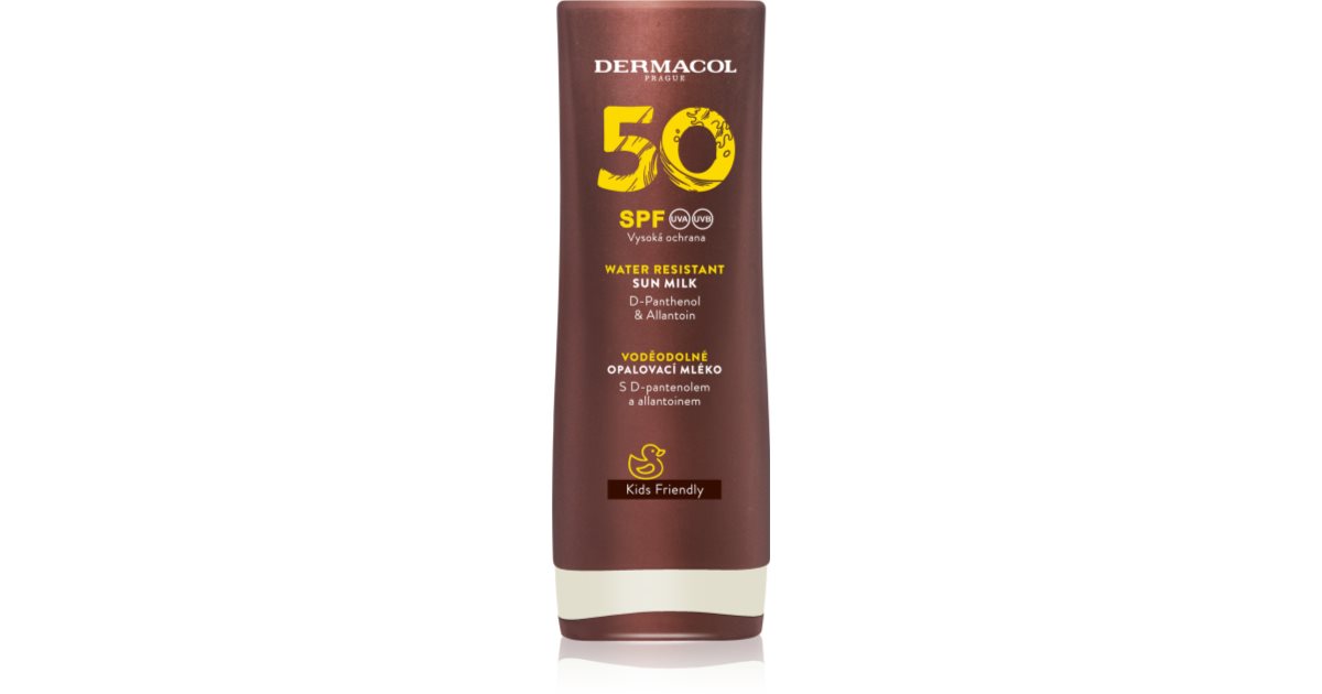 Dermacol Sun Water Resistant latte abbronzante waterproof SPF 50 ...