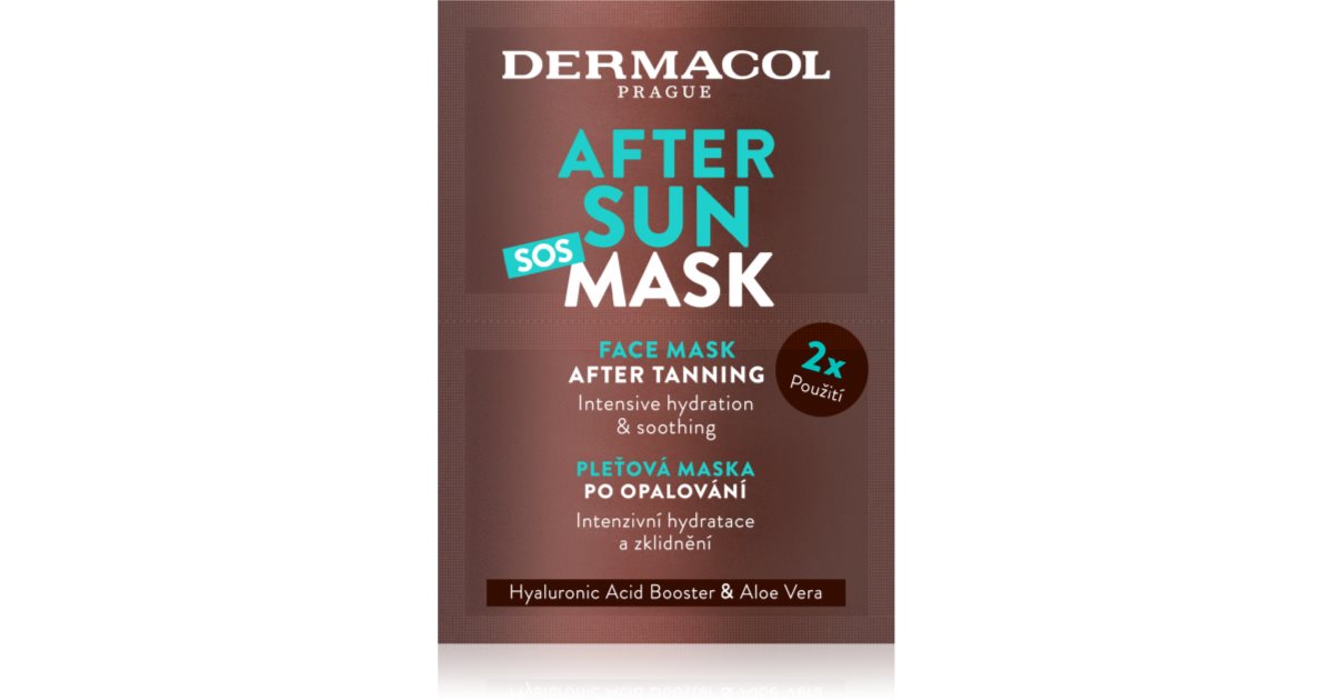 Dermacol After Sun máscara hidratante e apaziguadora pós-solar | notino.pt