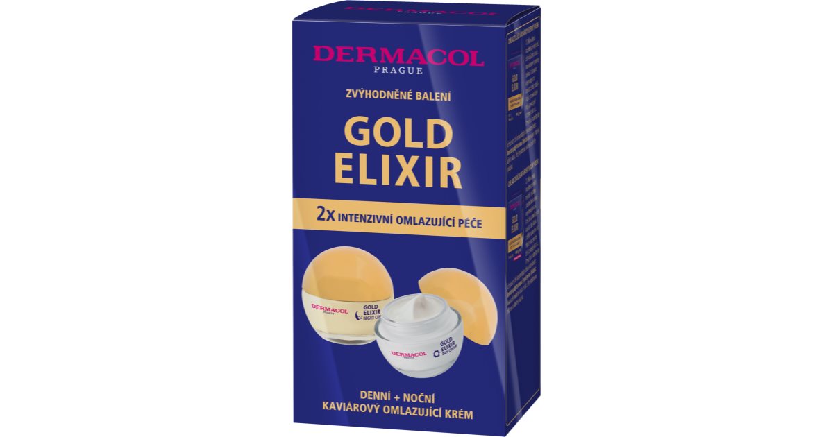 Dermacol Gold Elixir senėjimą lėtinantis kremas (dvejopas) | notino.lt
