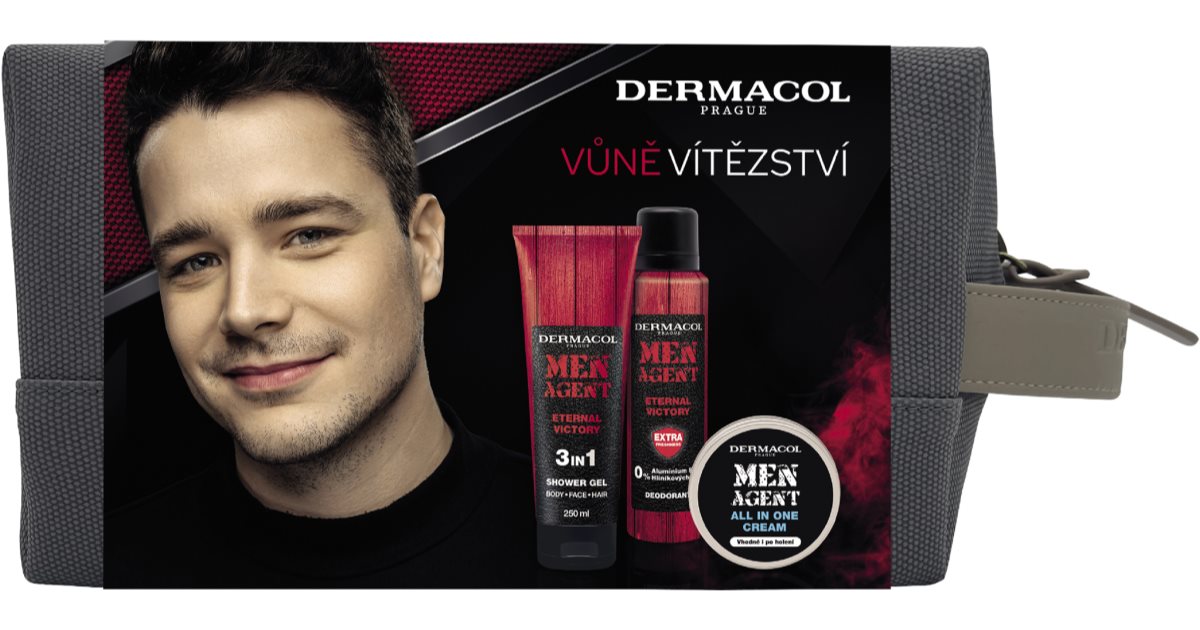 Dermacol Men Agent Eternal Victory gift set (for everyday use) for men ...