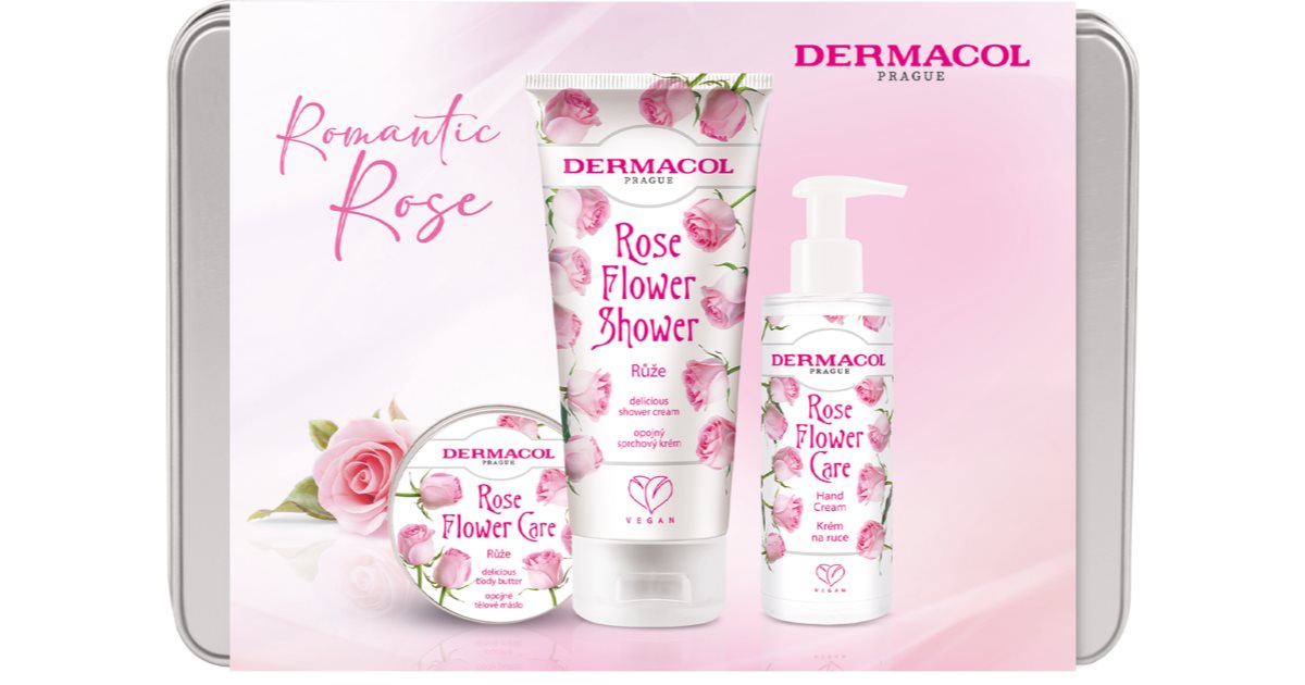 Dermacol Flower Care Rose gift set tin box | notino.co.uk