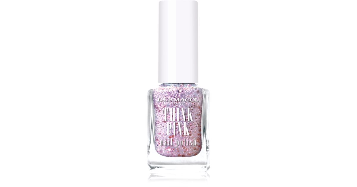 Dermacol Think Pink Nagellack mit Glitzerteilchen | NOTINO