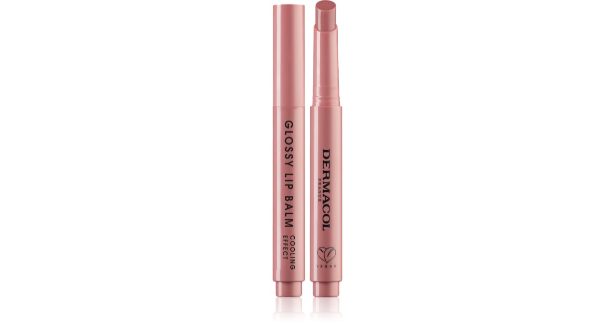 Dermacol Glossy Lip Balm Nourishing Lip Gloss with cooling effect ...