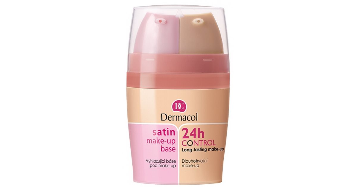Dermacol 24h Control + Satin Make-up Base base 2 em 1 | notino.pt