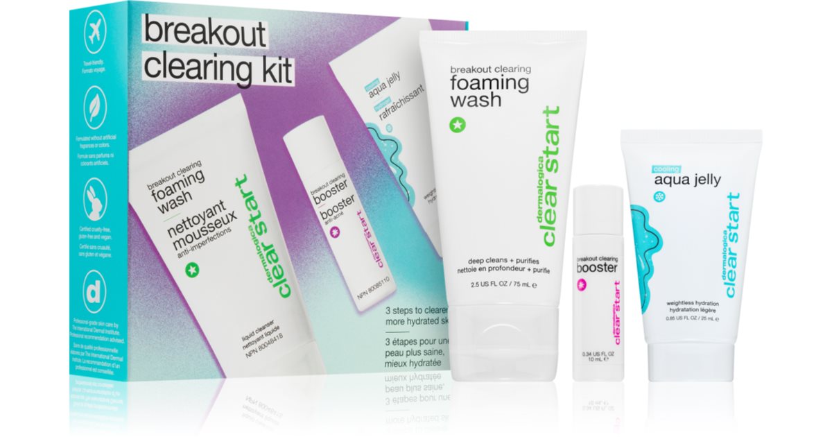 Dermalogica Daily Skin Health Breakout Clearing Kit Gift Set for acne ...