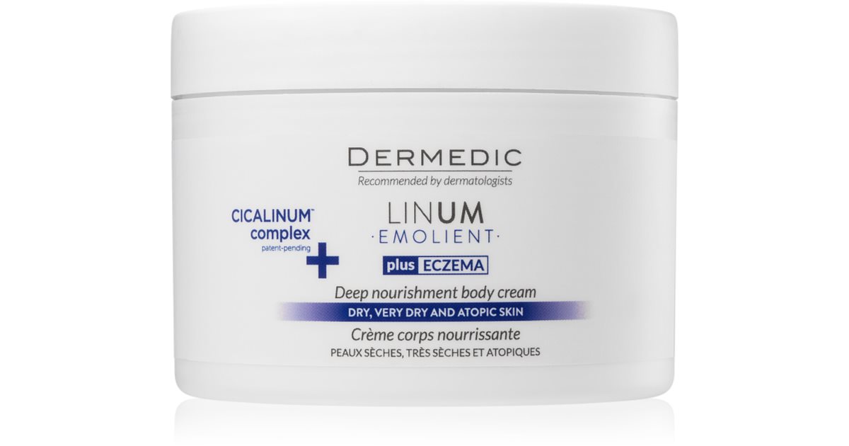 Dermedic Linum Emolient Nourishing Body Cream for Dry and Atopic Skin ...