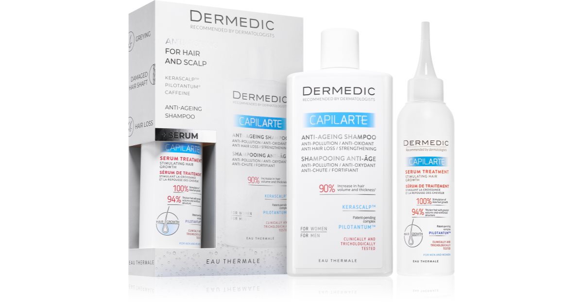 Dermedic Capilarte Gift Set (for hair growth stimulation) | notino.ie