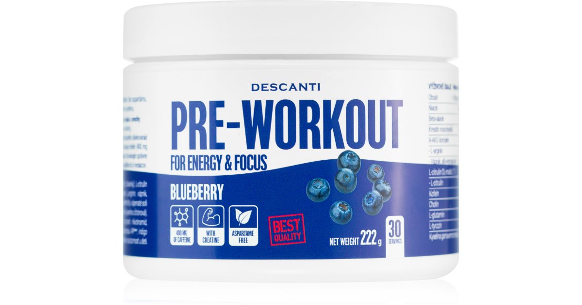 Descanti Pre Workout podpora sportovního výkonu | notino.cz