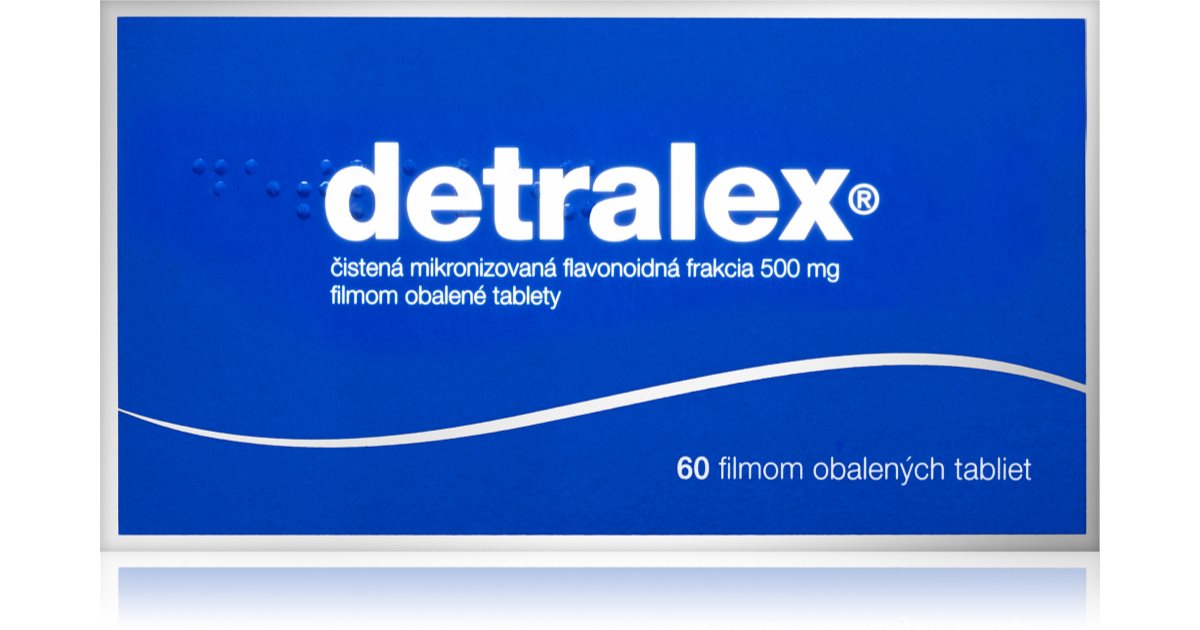 Detralex Detralex 500 mg tablety s priaznivými účinkami na žilný a ...