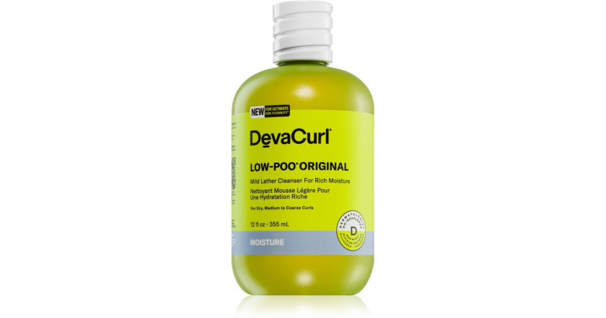 DevaCurl Low-Poo® Original purifying shampoo for wavy and curly hair ...