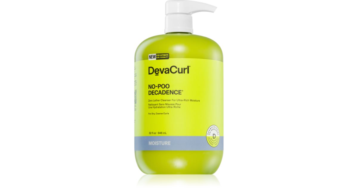 DevaCurl No-Poo Decadence® intensely hydrating shampoo with nourishing ...