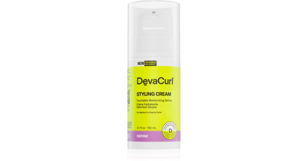DevaCurl Styling Cream Moisturizing Styling Cream for wavy and curly ...