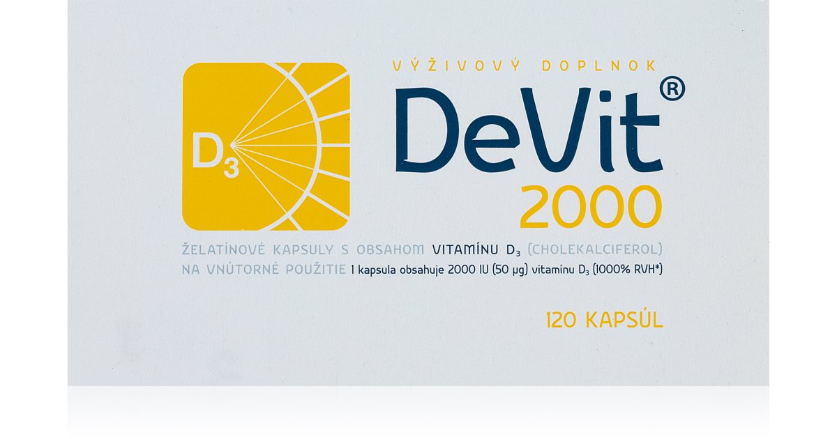 DeVit 2000 vitamín D | notino.sk