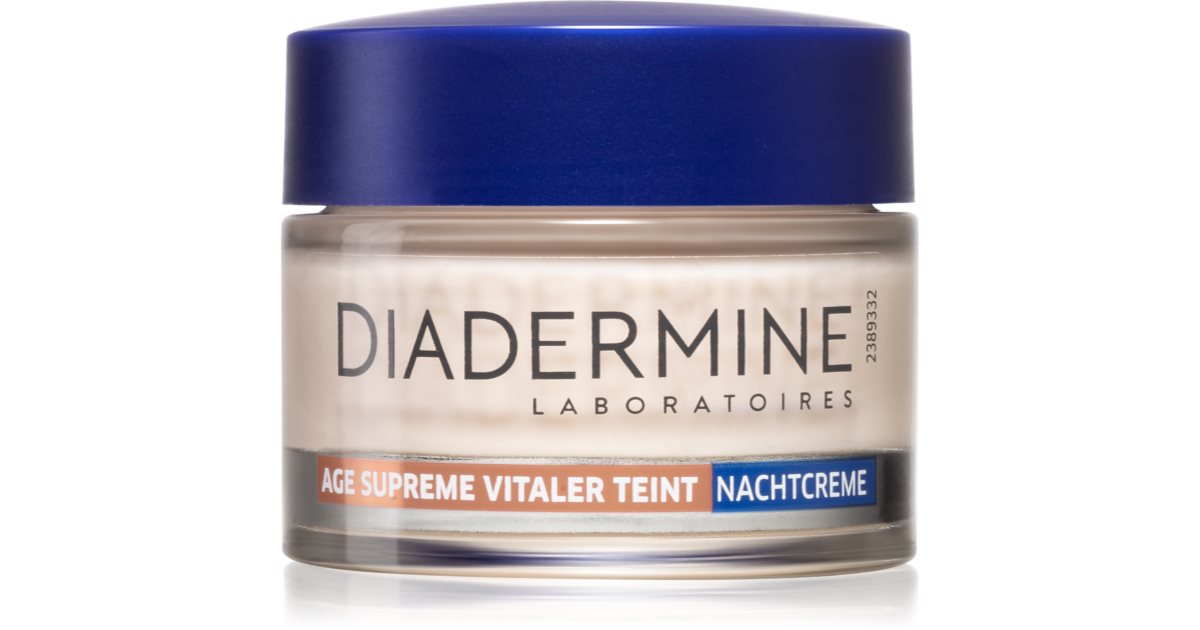 Diadermine Age Supreme Active Glow nourishing night cream for mature ...
