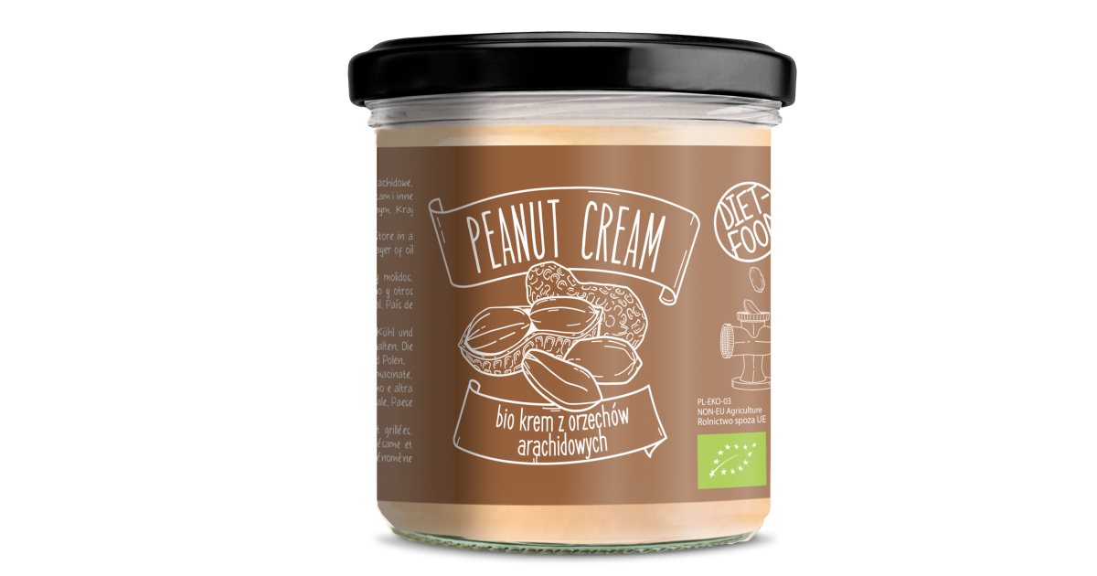 Diet-Food Peanut Cream BIO Nussaufstrich in BIO-Qualität ️ notino.de