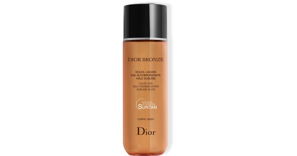 DIOR Dior Bronze Self-Tanning Liquid Sun Soleil liquide - eau ...