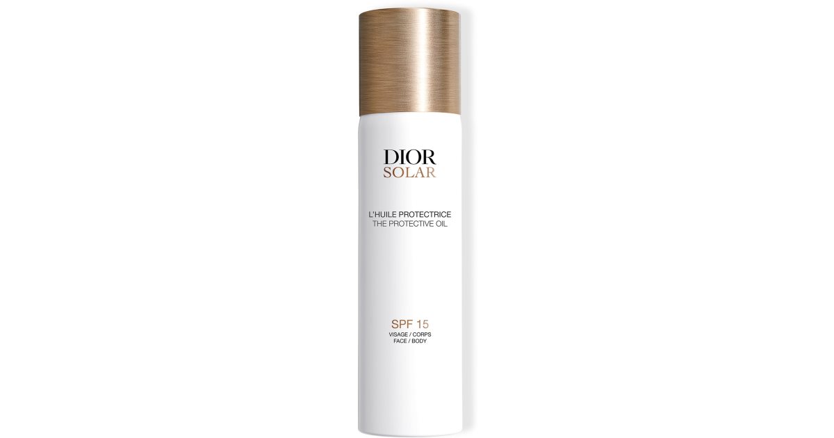 DIOR Dior Solar L'Huile Protectrice Visage et Corps SPF 15 huile ...