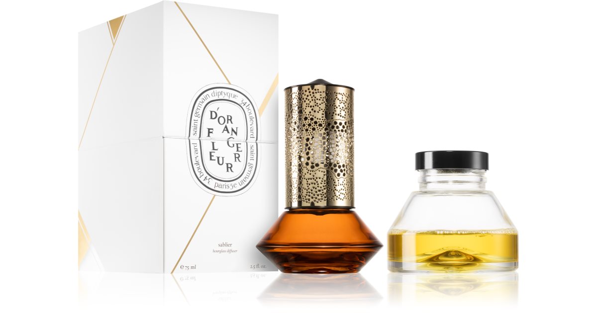 Diptyque Fleur d'Oranger aroma diffuser with filling Hourglass | notino ...