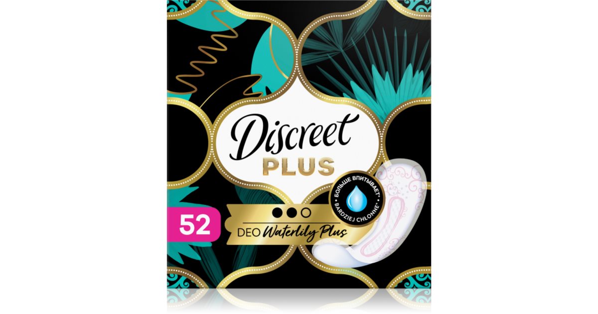 Discreet Waterlily Plus panty liners | notino.co.uk